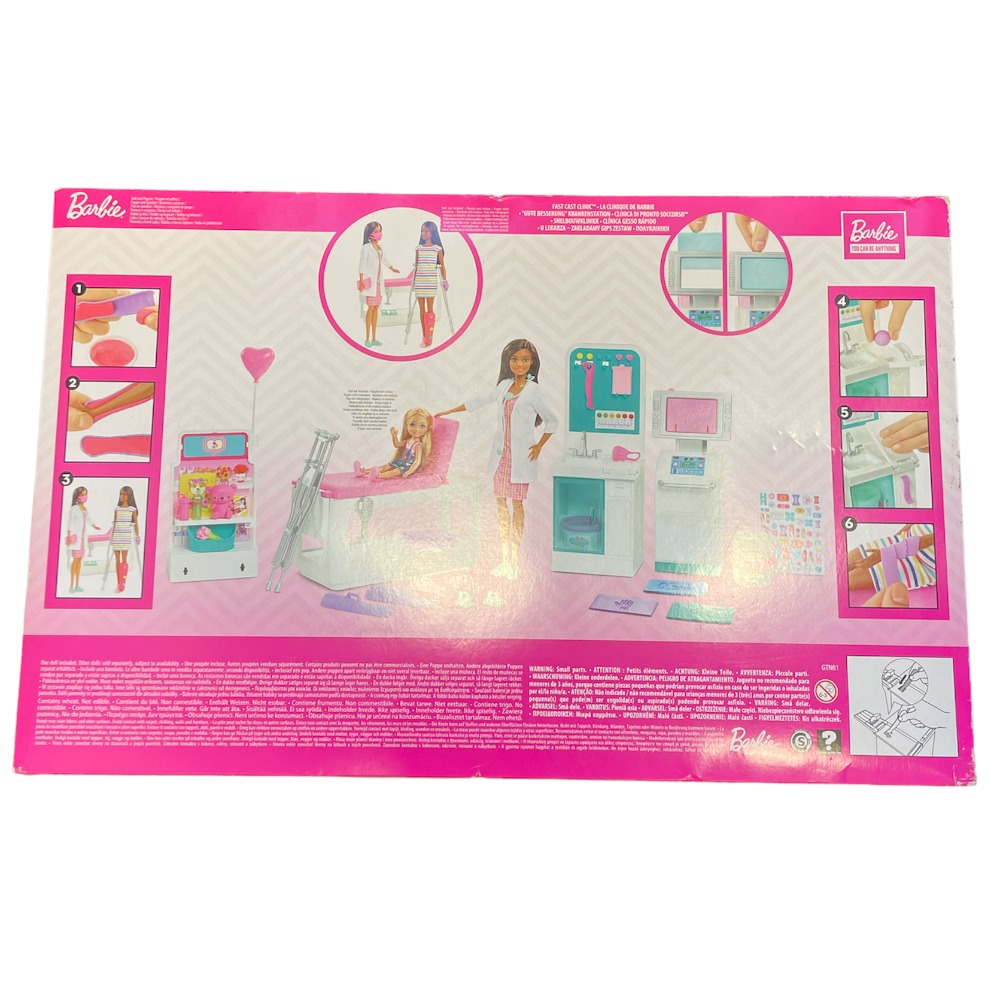 New Barbie Fast Cast Clinic Playset with Doctor Doll - Own4Less